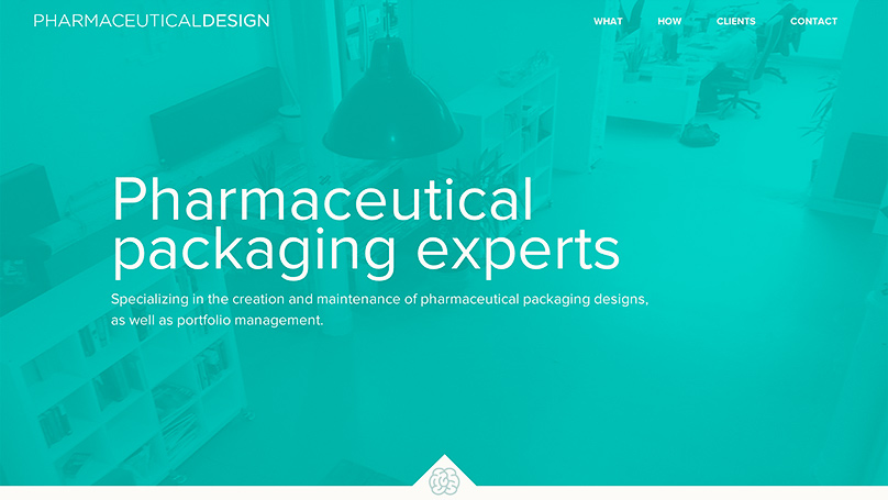 Pharmaceutical Design BV corporate website - Ensegna Design Technology
